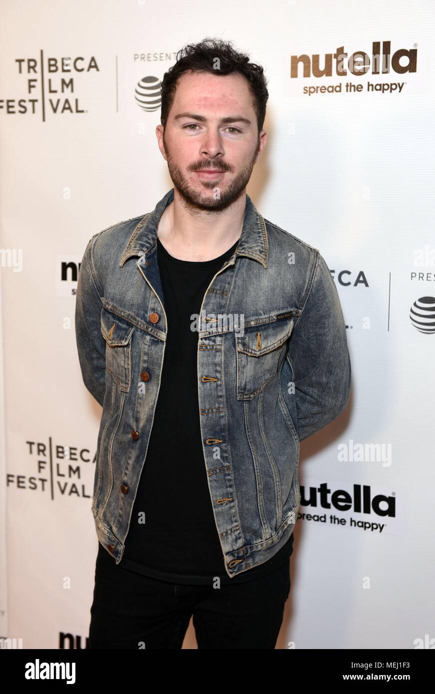 New York, NY, USA. 22nd Apr, 2018. Sam Johnson, seen at TFF for EARTHY ...
