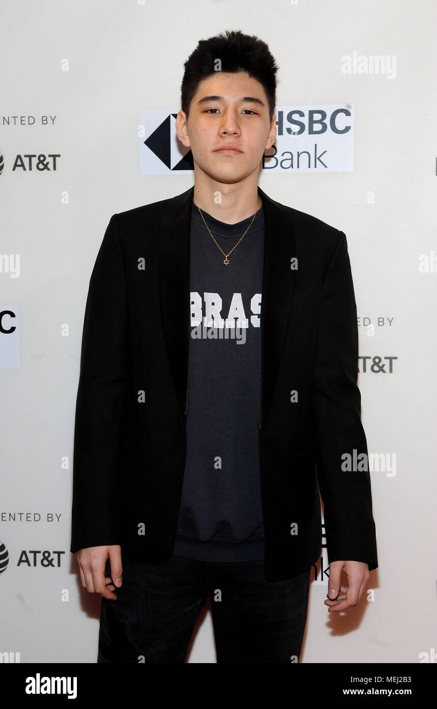 New York, NY, USA. 22nd Apr, 2018. Issac Jin Solstein attends the 2018 ...