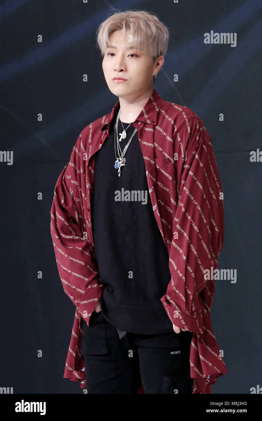 23rd Apr, 2018. S. Korean rapper Penomeco South Korean rapper Penomeco ...