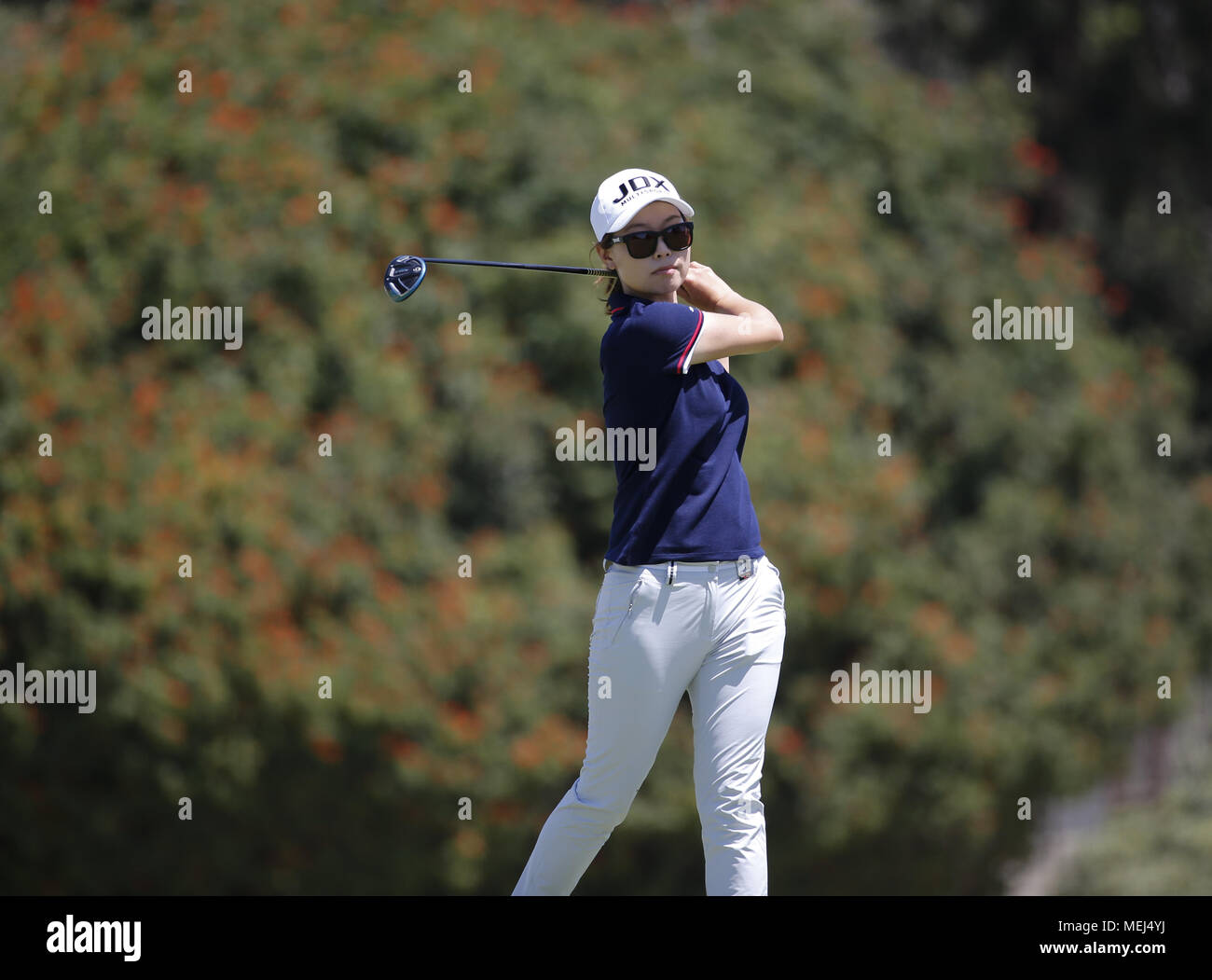 Los Angeles, California, USA. 22nd Apr, 2018. Sun Young Yoo of Korea ...