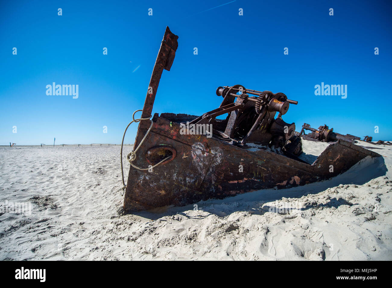 Shipwreck In The Sand High Resolution Stock Photography and Images - Alamy