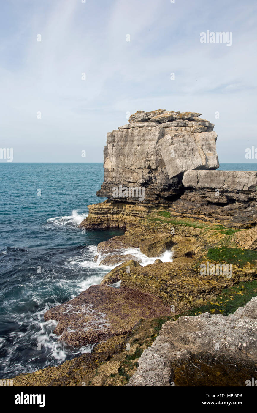 A view of Pulpit Rock at Portland Bill, Dorset, England Stock Photo - Alamy