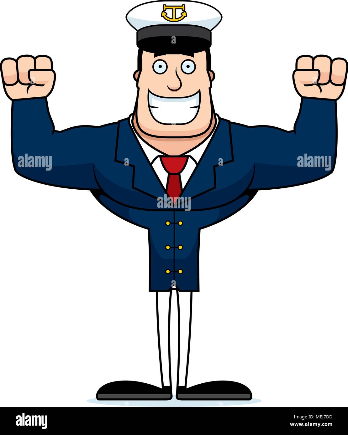 A cartoon boat captain smiling Stock Vector Image & Art - Alamy