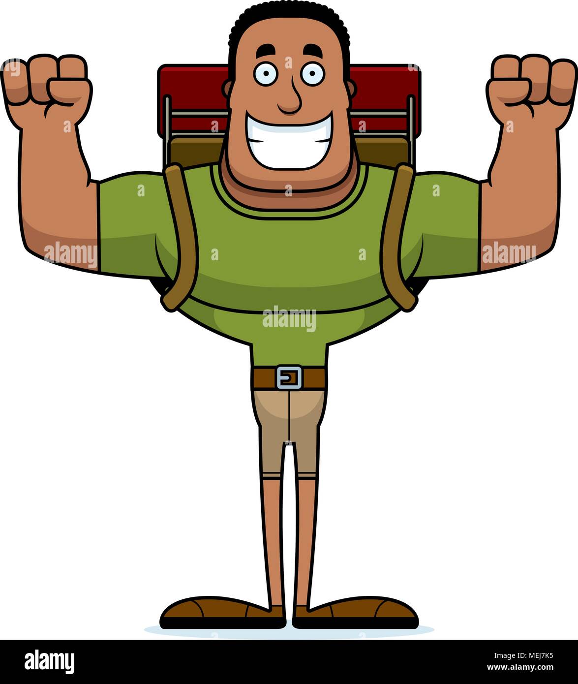 A cartoon hiker smiling Stock Vector Image & Art - Alamy