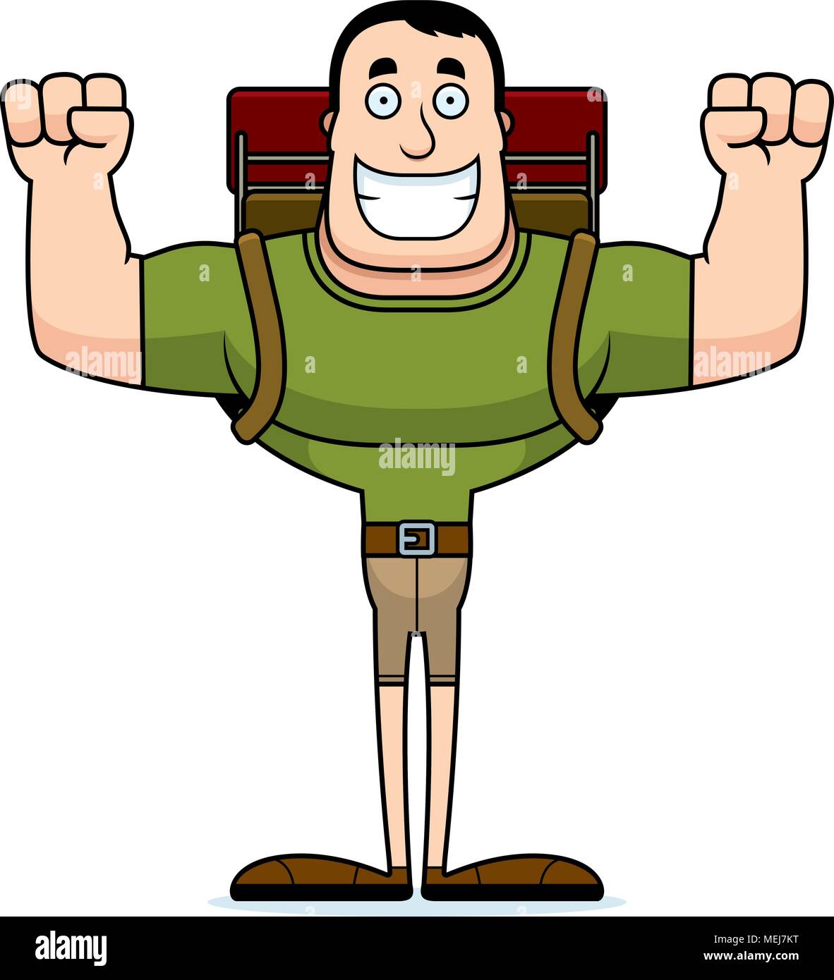 A cartoon hiker smiling Stock Vector Image & Art - Alamy