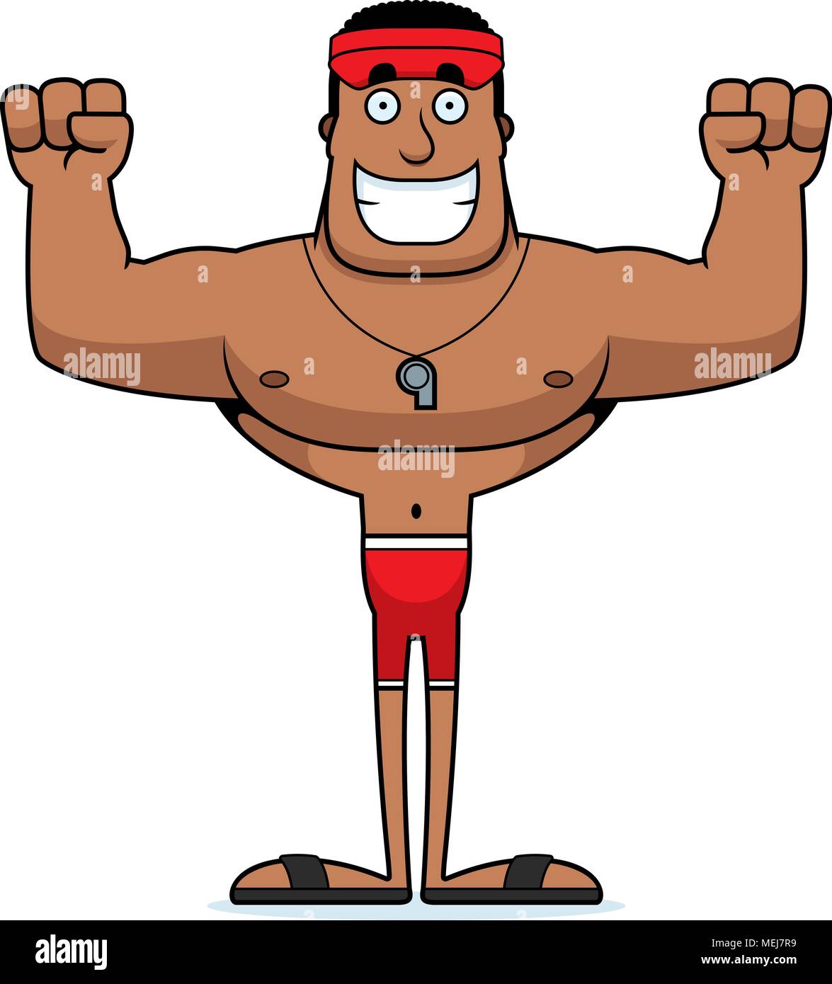 A cartoon lifeguard smiling Stock Vector Image & Art - Alamy