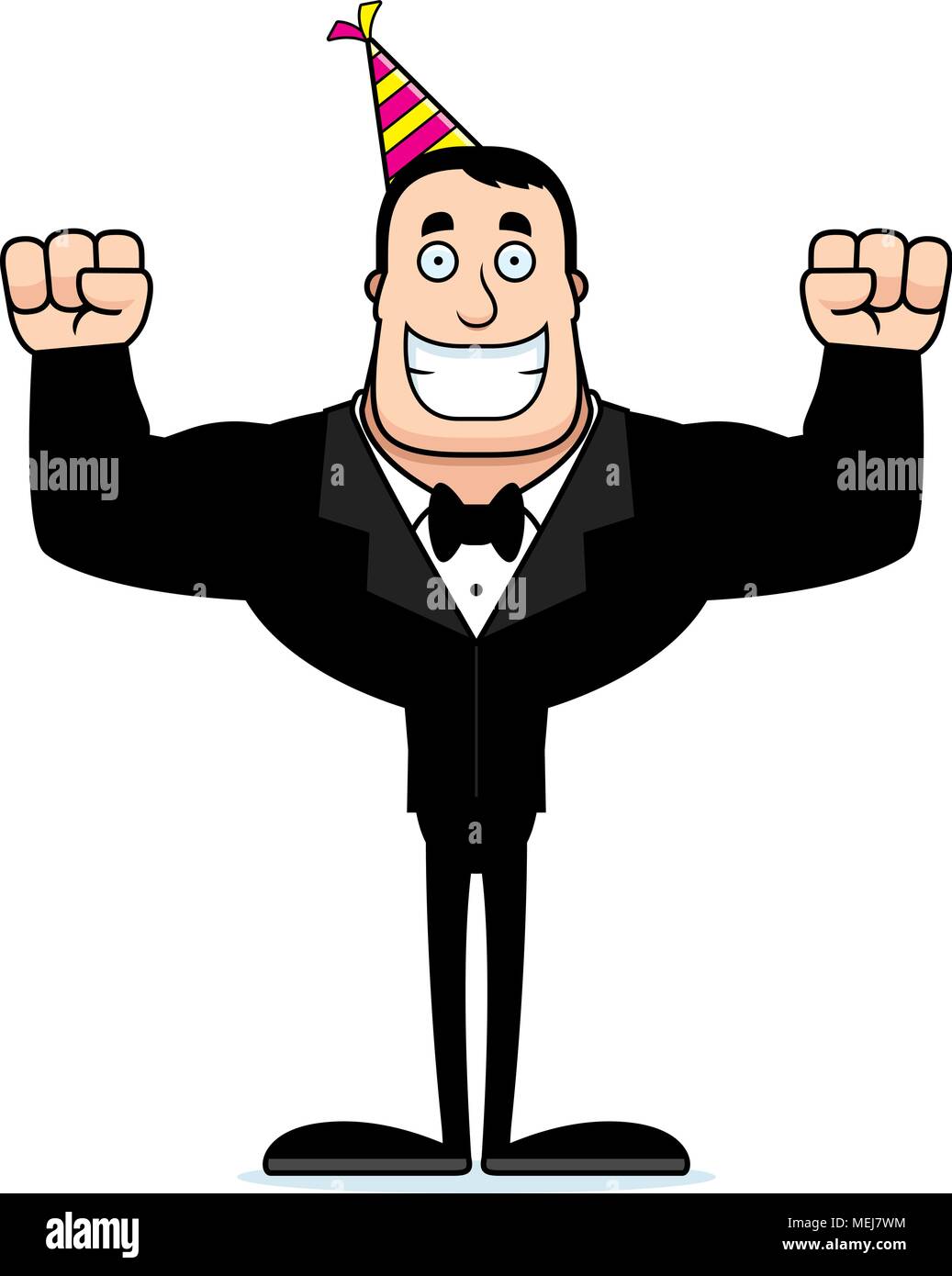 A cartoon partygoer smiling Stock Vector Image & Art - Alamy