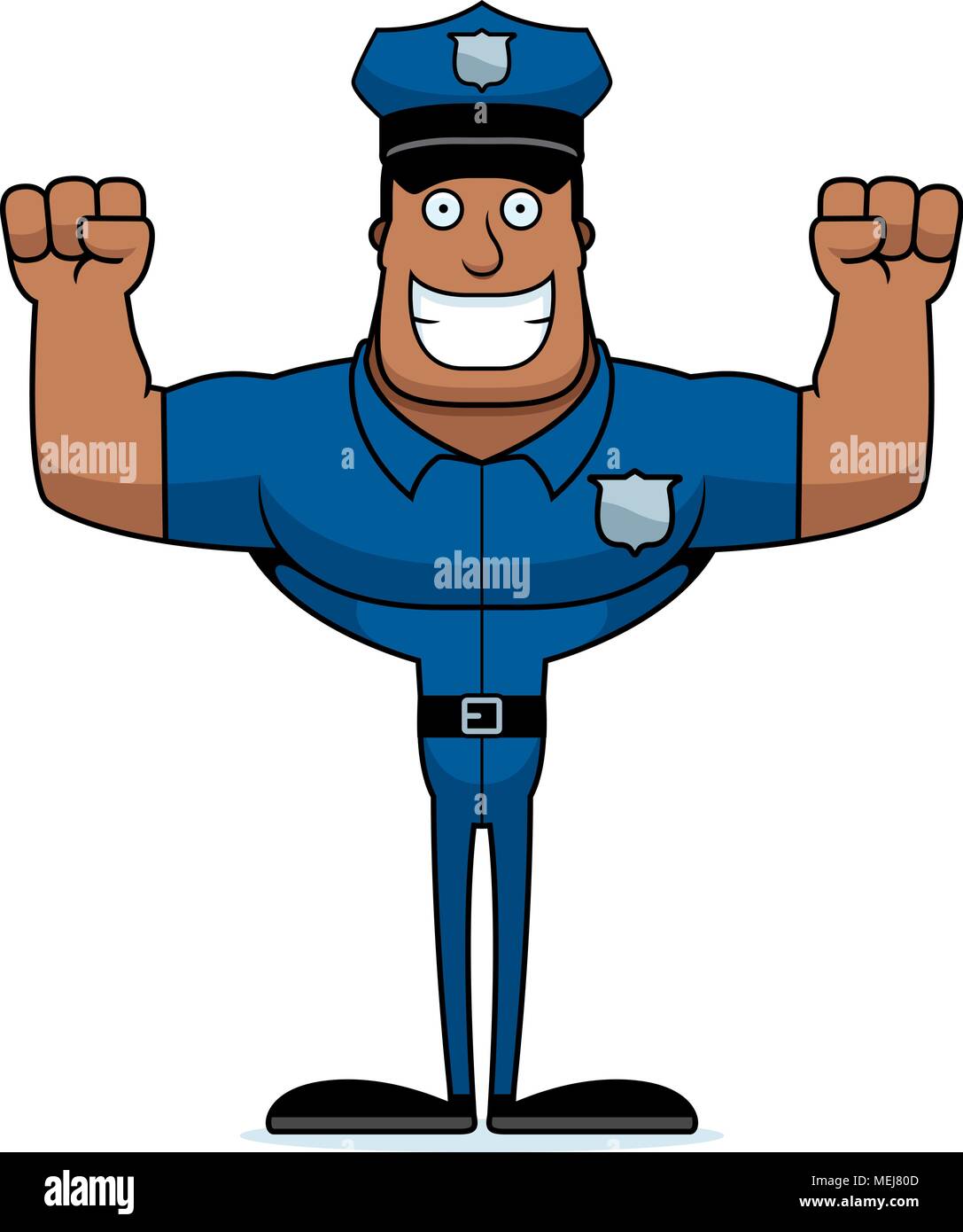 A cartoon police officer smiling Stock Vector Image & Art - Alamy