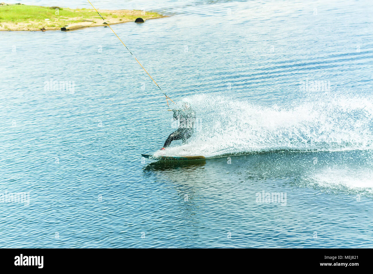 Fitness wave on board spray action hi-res stock photography and images ...