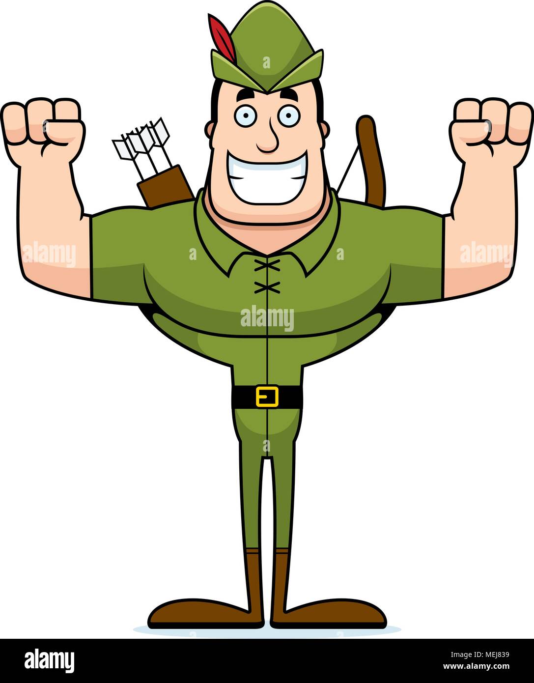 Robin hood cartoon hi-res stock photography and images - Alamy
