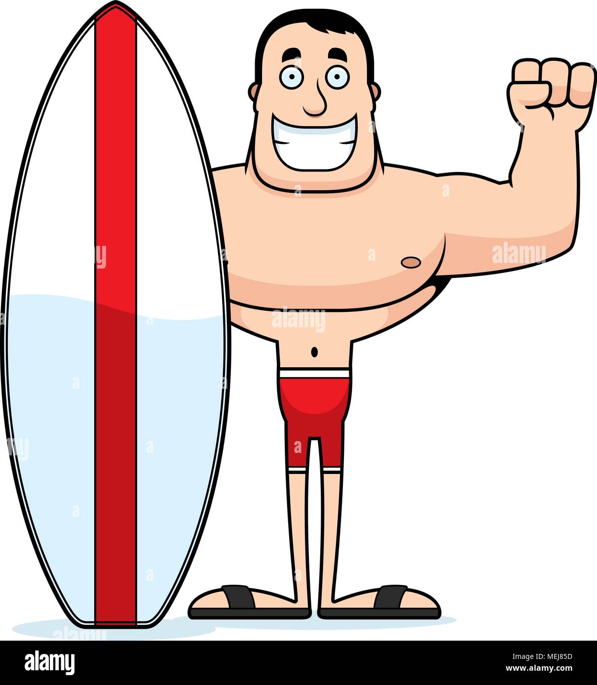A cartoon surfer smiling Stock Vector Image & Art - Alamy