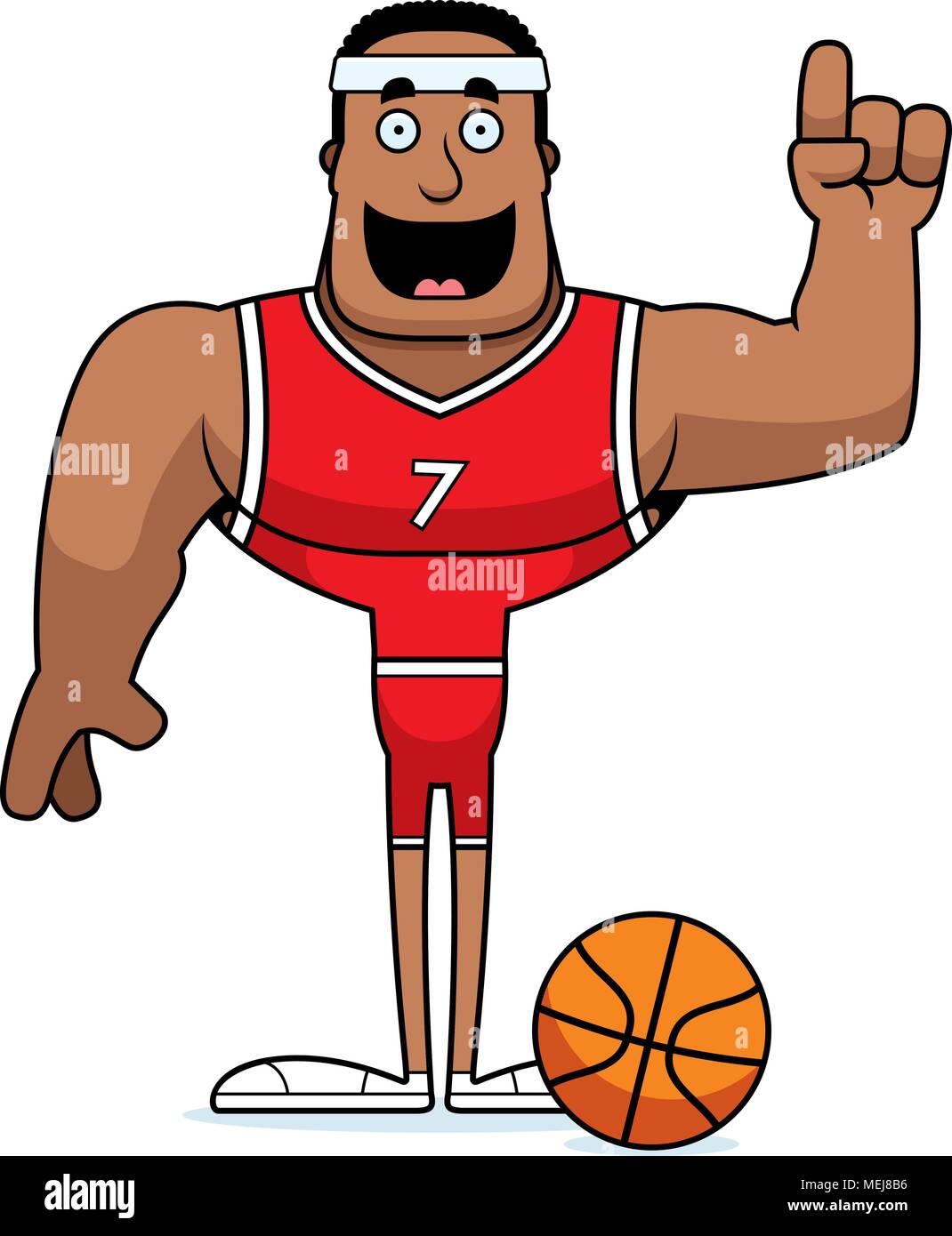 A cartoon basketball player with an idea Stock Vector Image & Art - Alamy