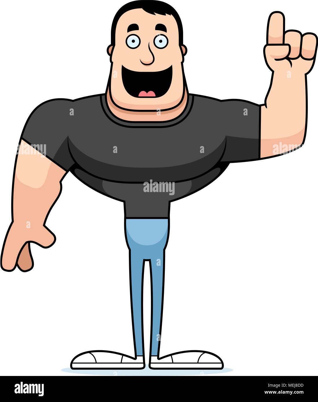 A cartoon man with an idea Stock Vector Image & Art - Alamy