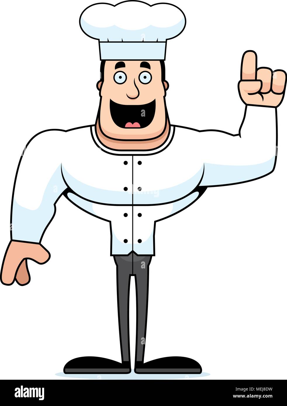 A cartoon chef with an idea Stock Vector Image & Art - Alamy