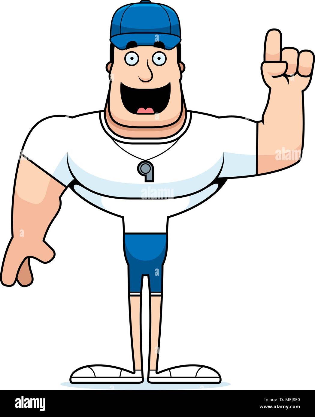 A cartoon coach with an idea Stock Vector Image & Art - Alamy