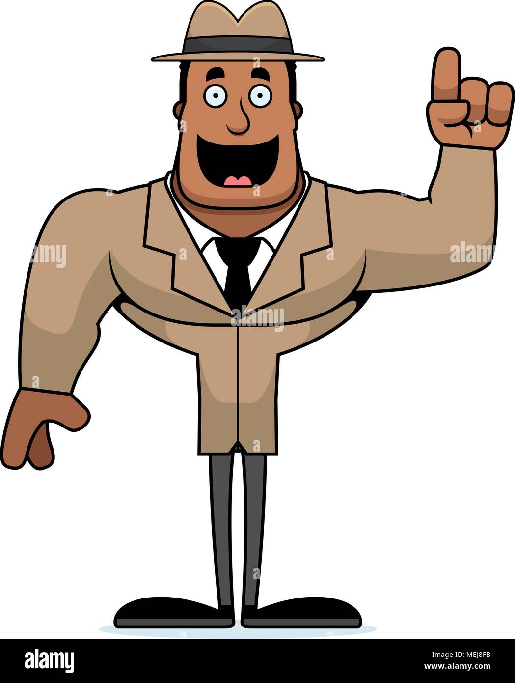 A cartoon detective with an idea Stock Vector Image & Art - Alamy