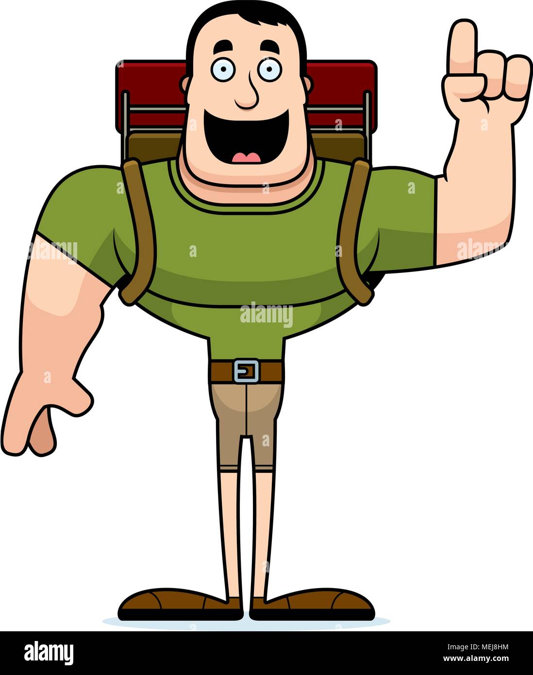 A cartoon hiker with an idea Stock Vector Image & Art - Alamy