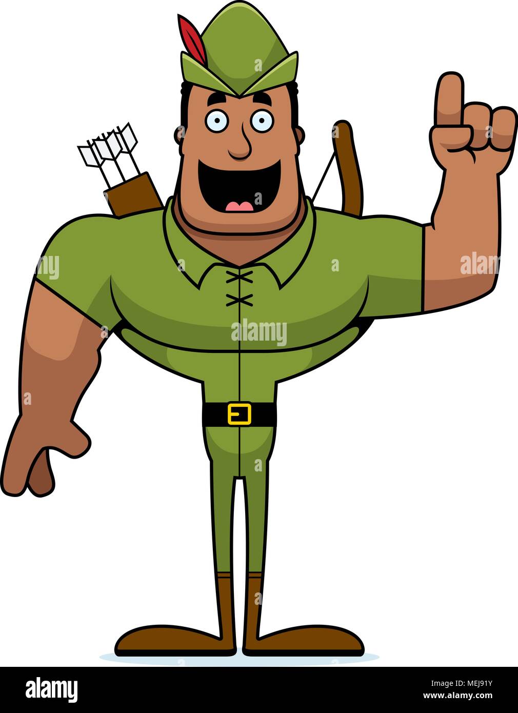 Robin hood cartoon hi-res stock photography and images - Alamy