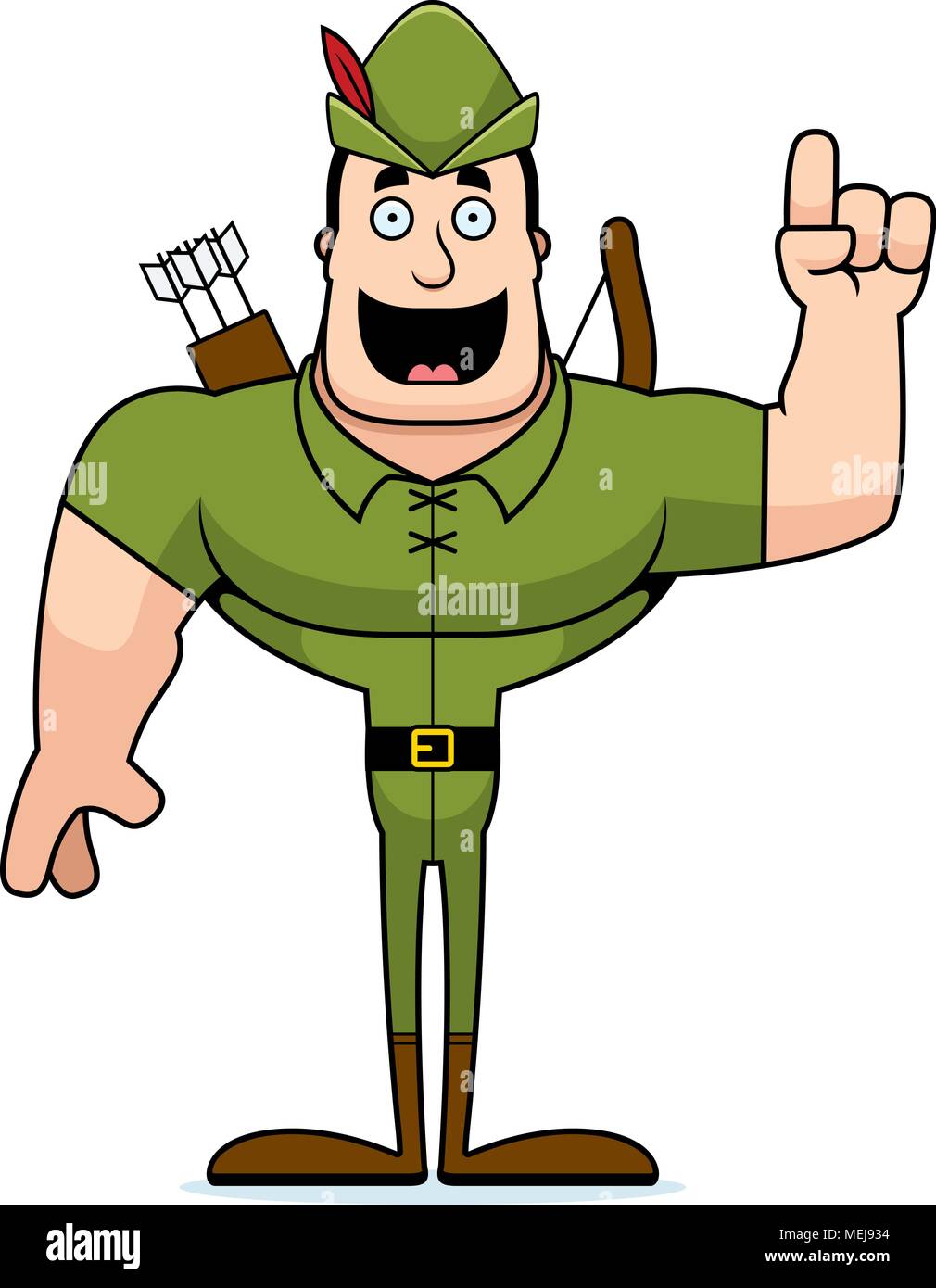 Robin hood cartoon hi-res stock photography and images - Alamy