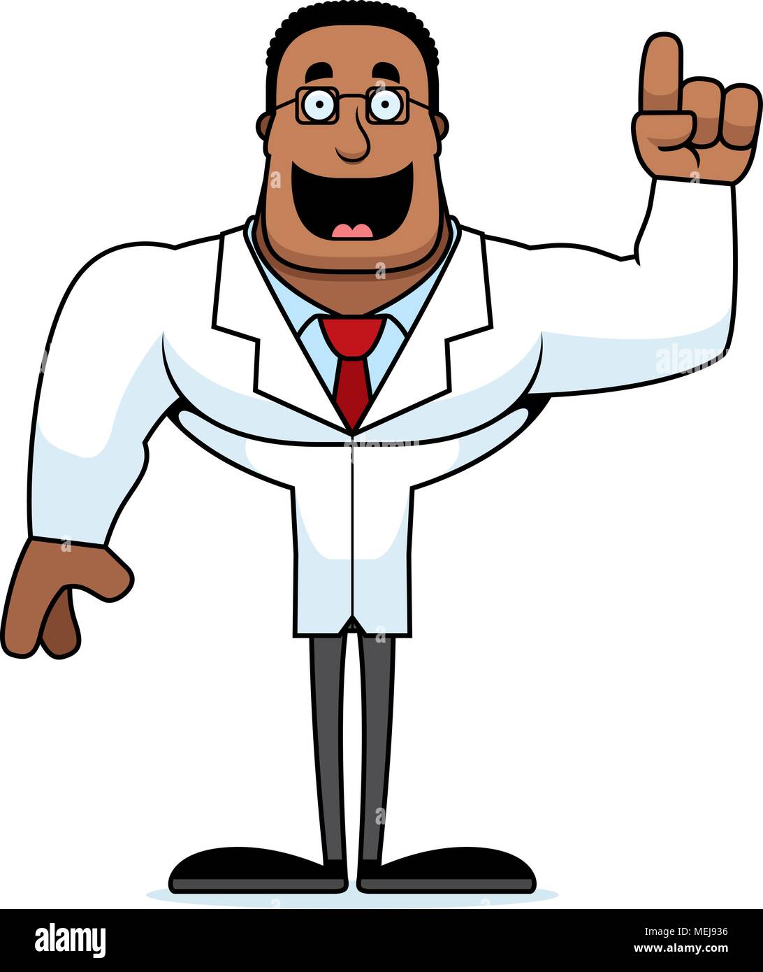 A cartoon scientist with an idea Stock Vector Image & Art - Alamy