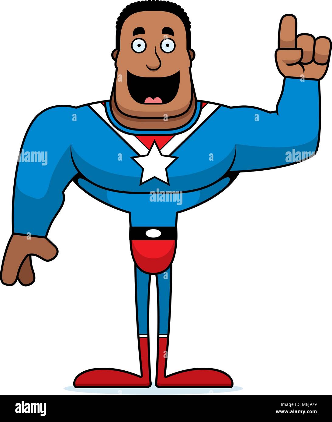 A cartoon superhero with an idea Stock Vector Image & Art - Alamy