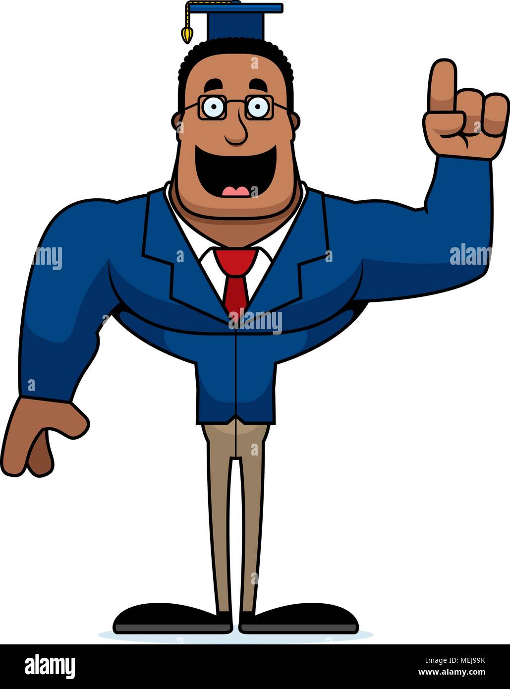 A cartoon teacher with an idea Stock Vector Image & Art - Alamy