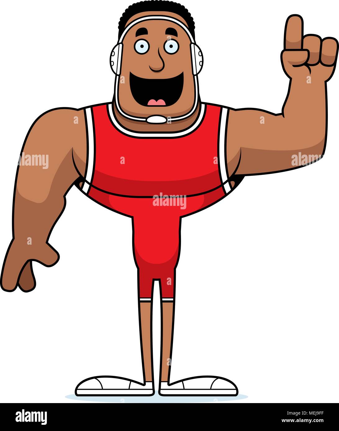 A cartoon wrestler with an idea Stock Vector Image & Art - Alamy