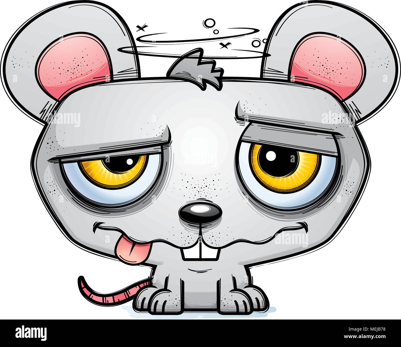 Sick mouse Stock Vector Images - Alamy
