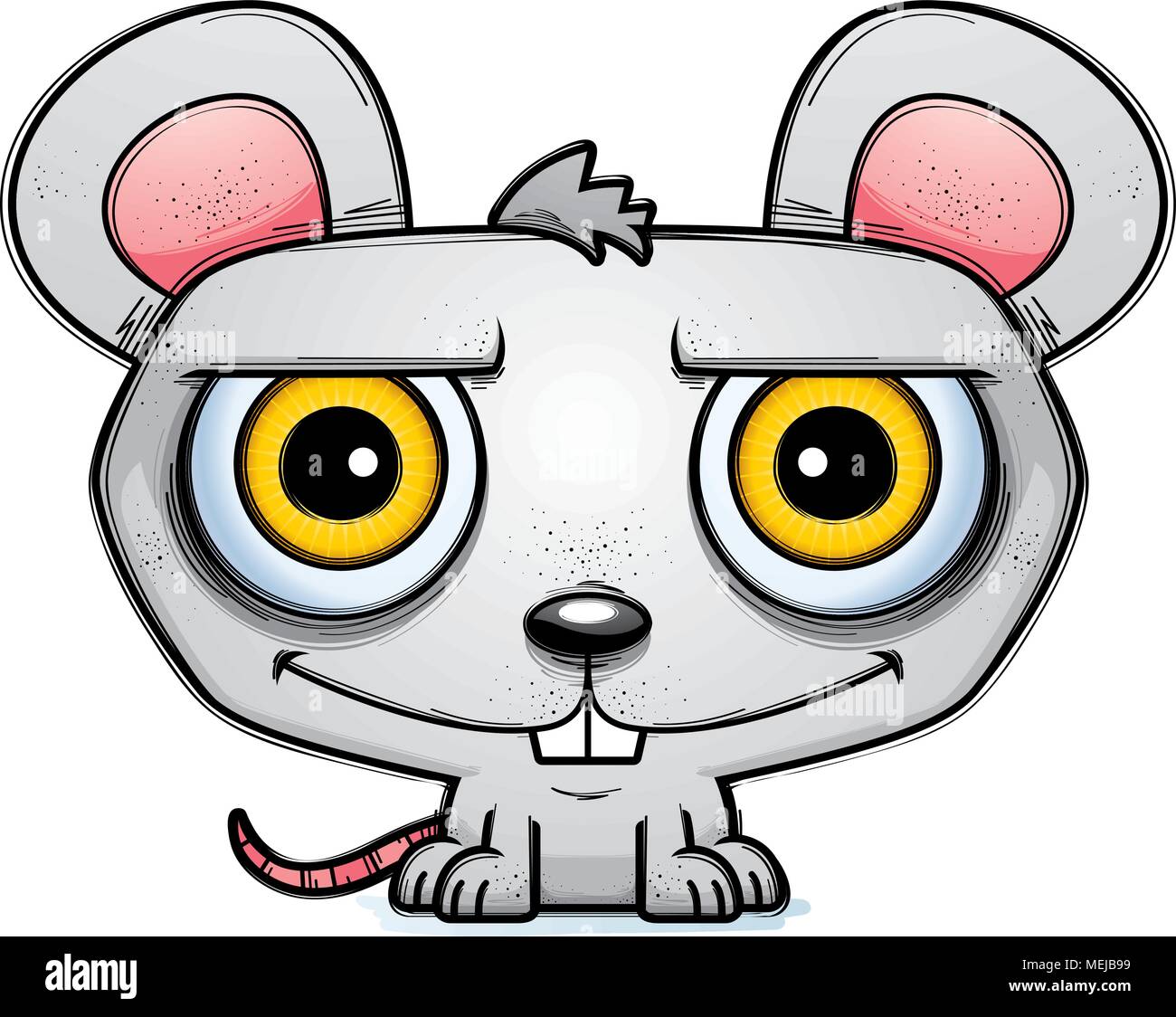 A cartoon illustration of a mouse smiling Stock Vector Image & Art - Alamy