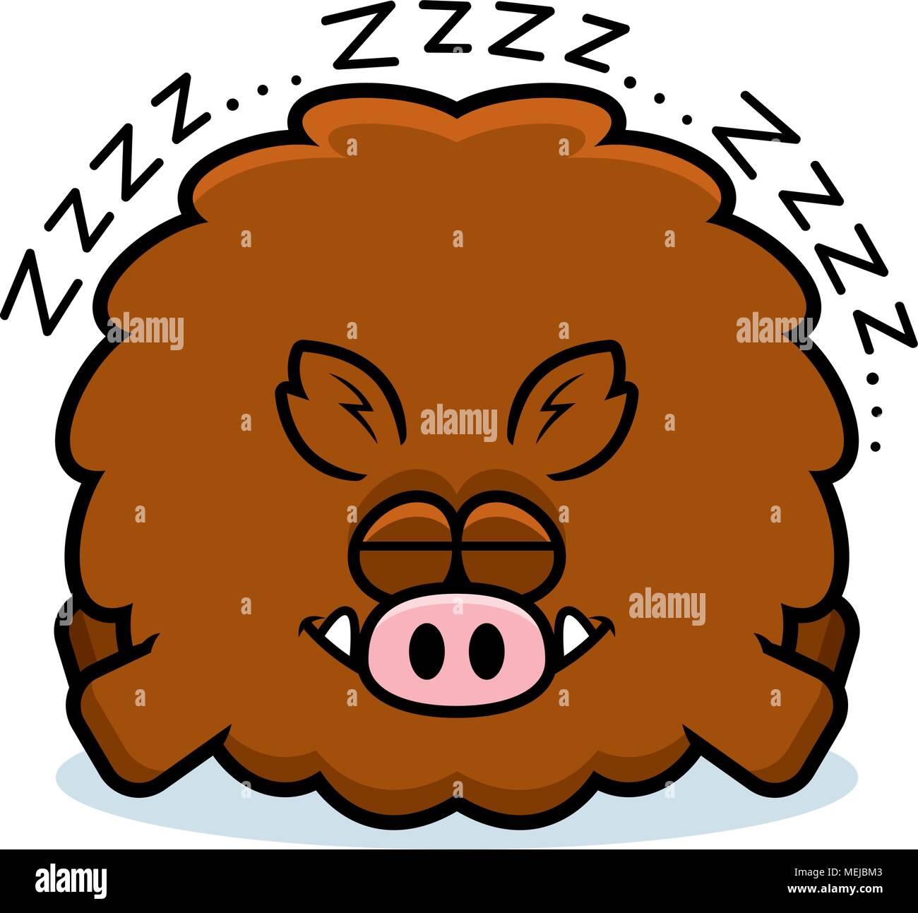 Boar sleeping Stock Vector Images - Alamy