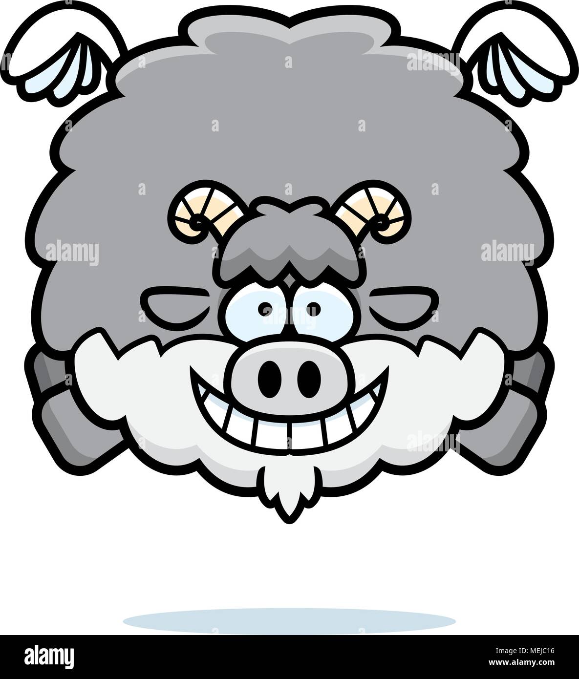 A cartoon illustration of a goat flying Stock Vector Image & Art - Alamy