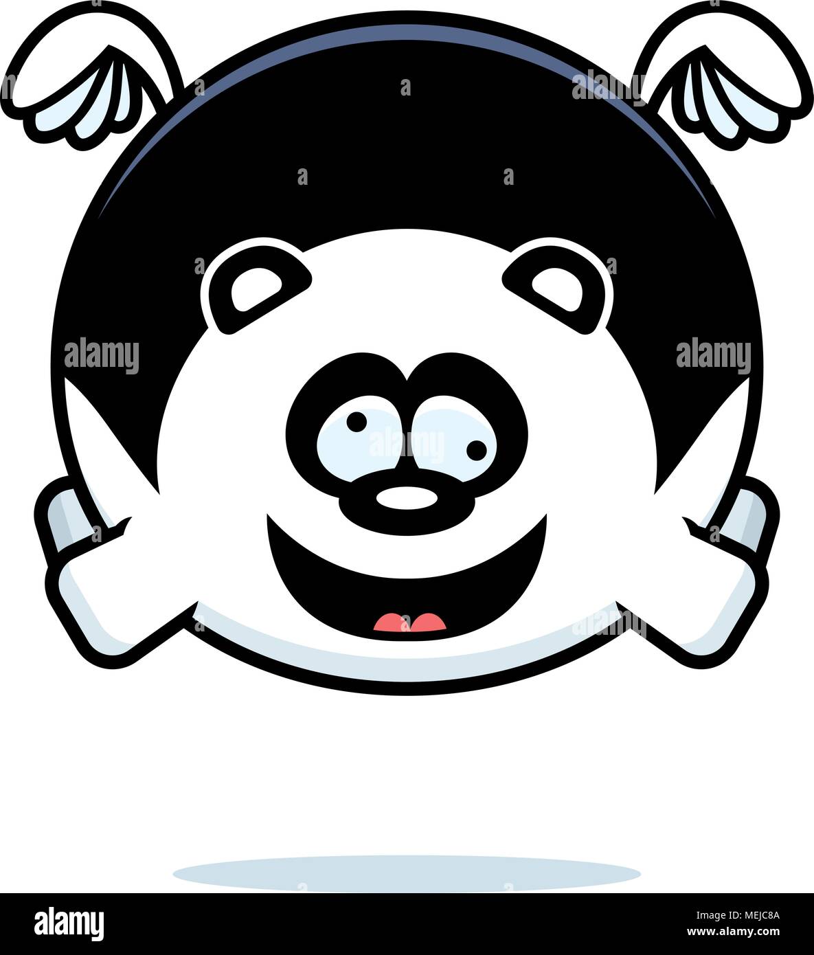 Goofy panda bear Stock Vector Images - Alamy