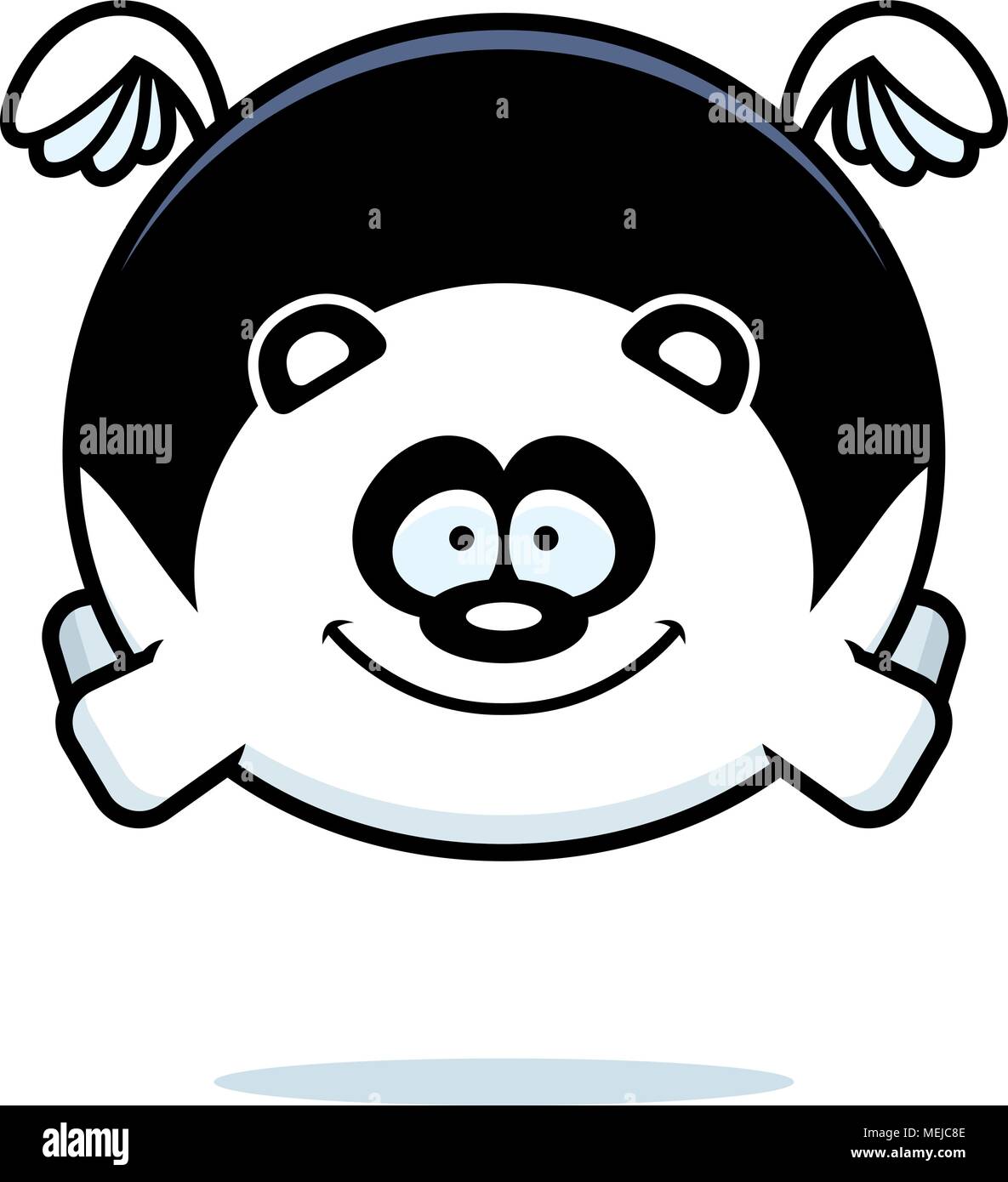 A cartoon illustration of a panda flying Stock Vector Image & Art - Alamy
