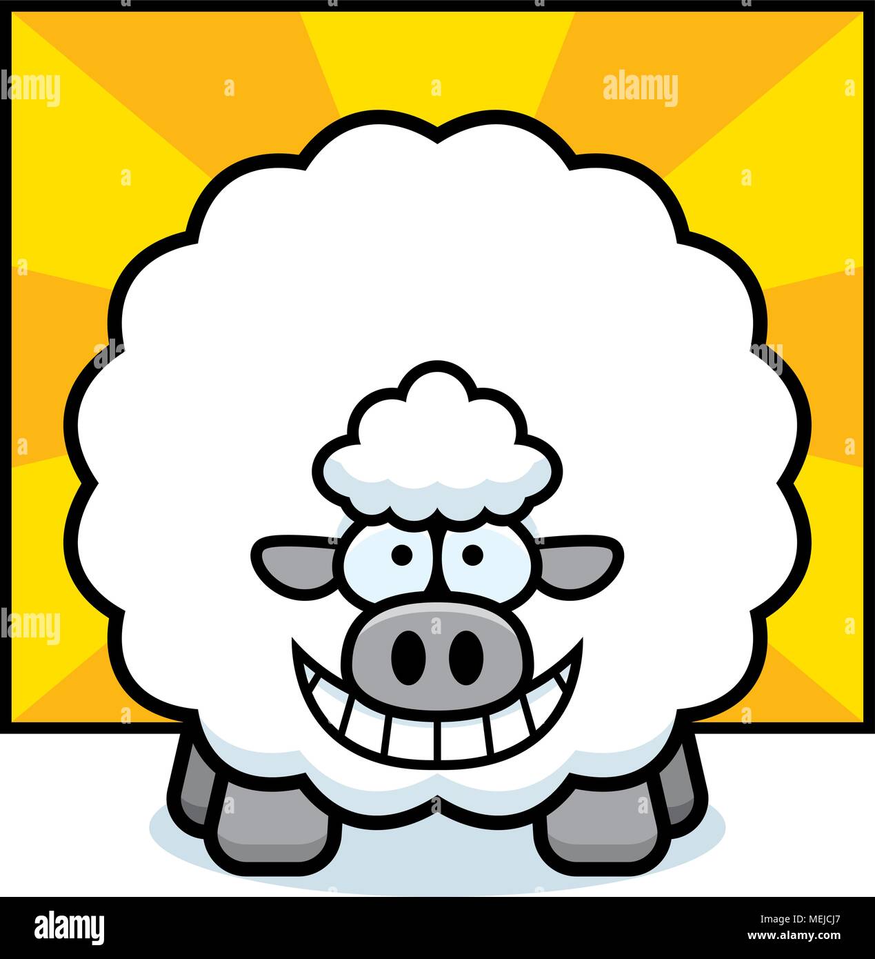 Sheep looking Stock Vector Images - Alamy