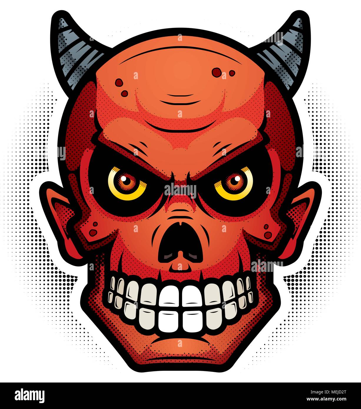 An illustration of a devil looking evil Stock Vector Image & Art - Alamy