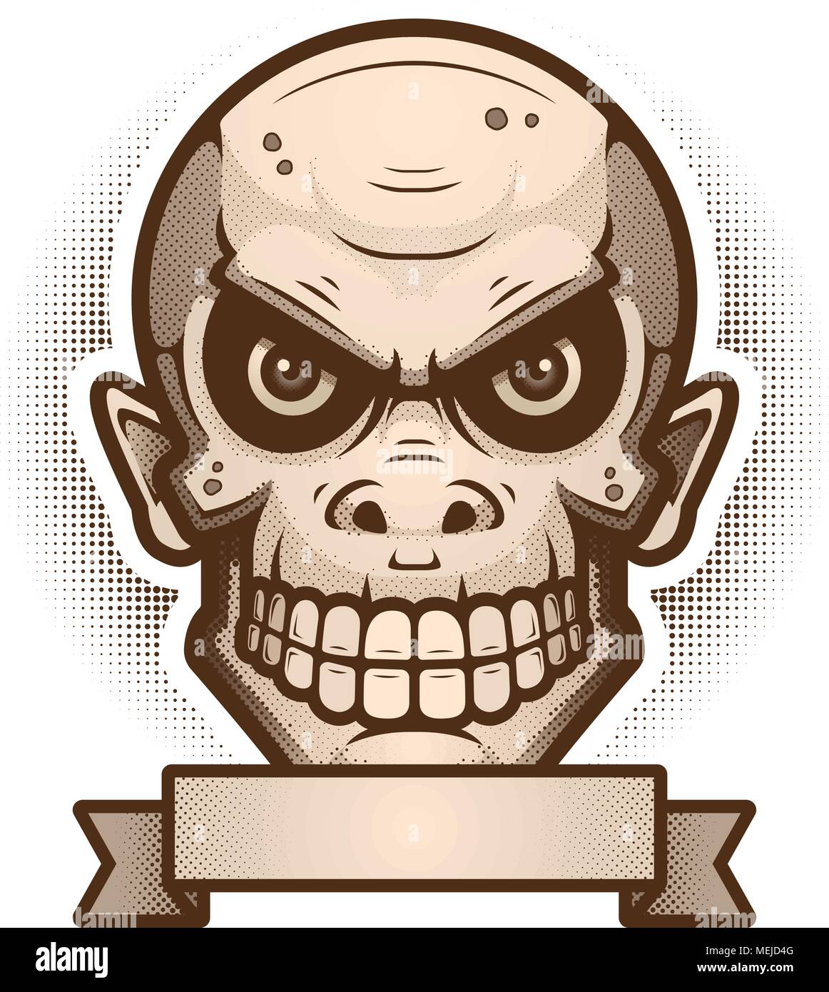 An illustration of a goblin with banner Stock Vector Image & Art - Alamy