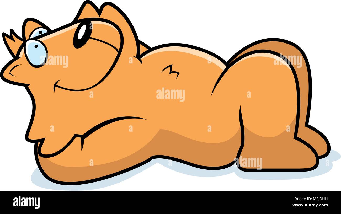 Cat laying down Stock Vector Images - Alamy