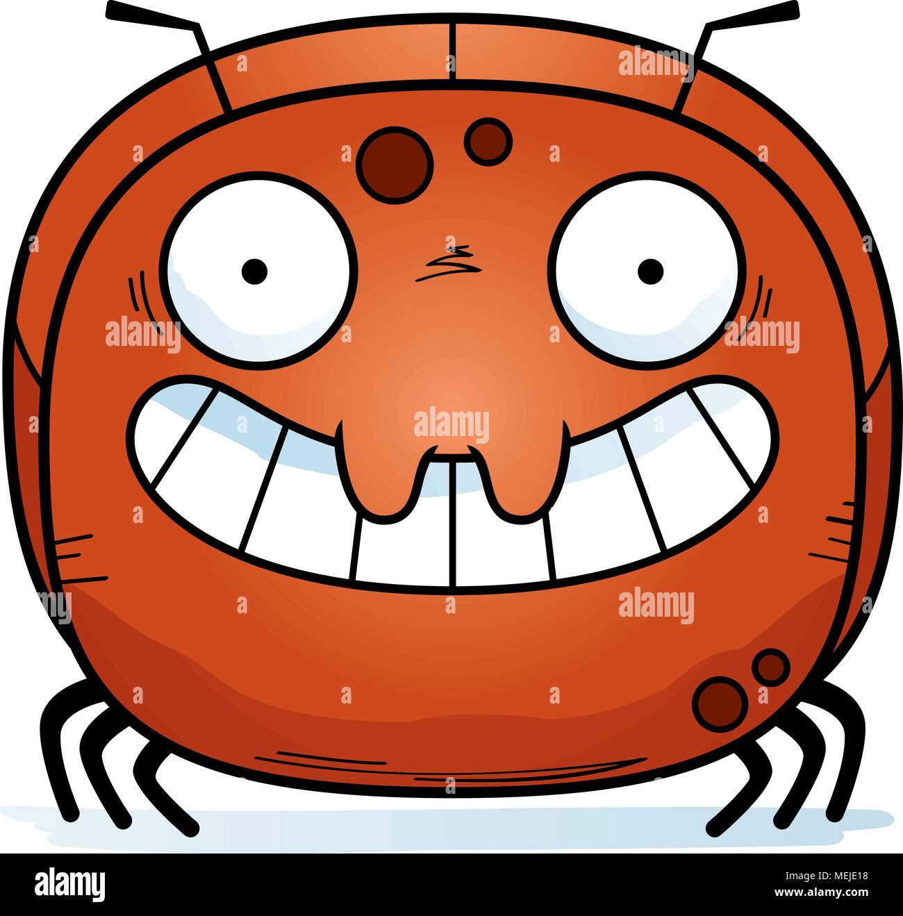 A cartoon illustration of a ant looking happy Stock Vector Image & Art ...