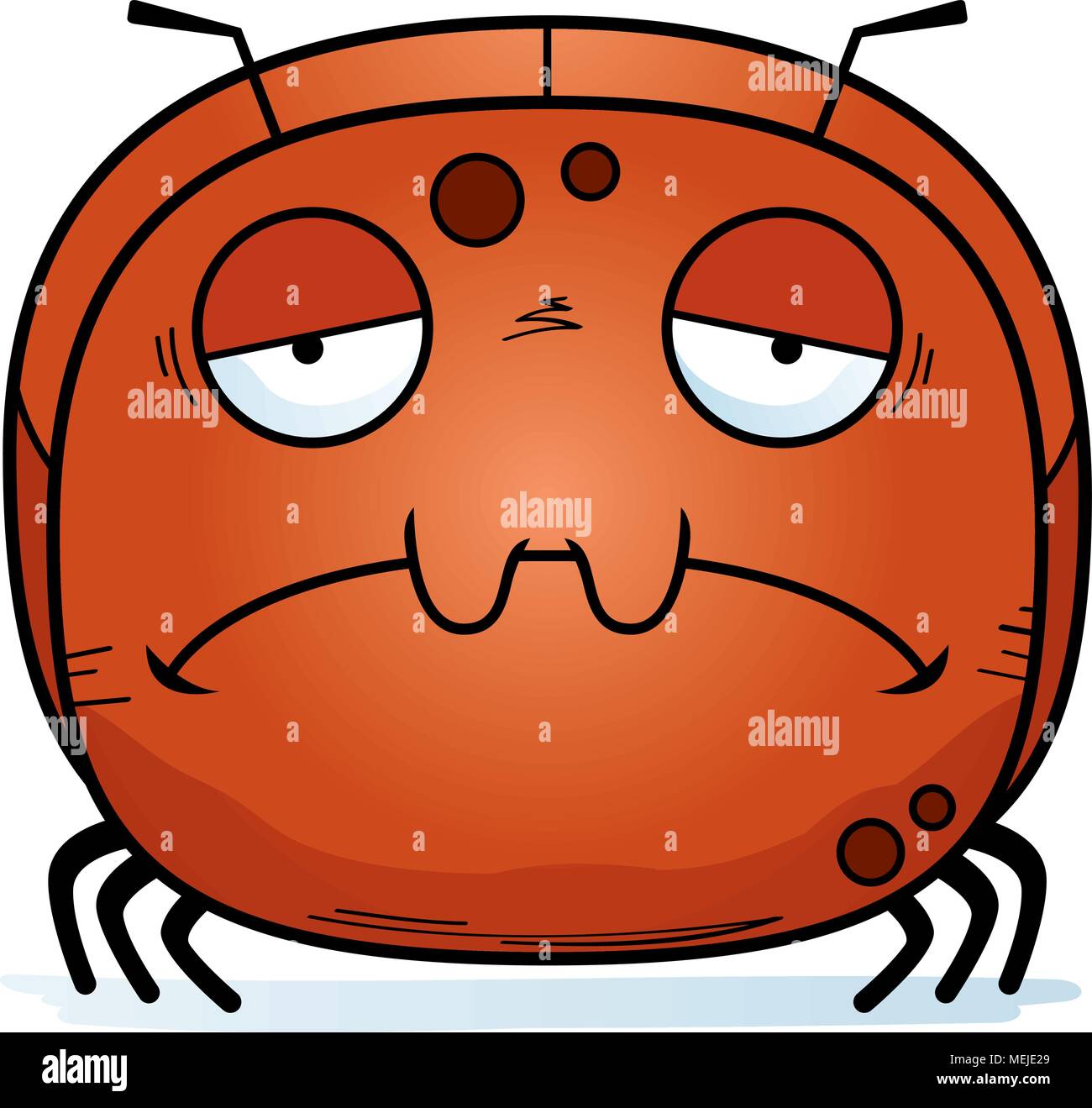 A cartoon illustration of a ant looking sad Stock Vector Image & Art ...
