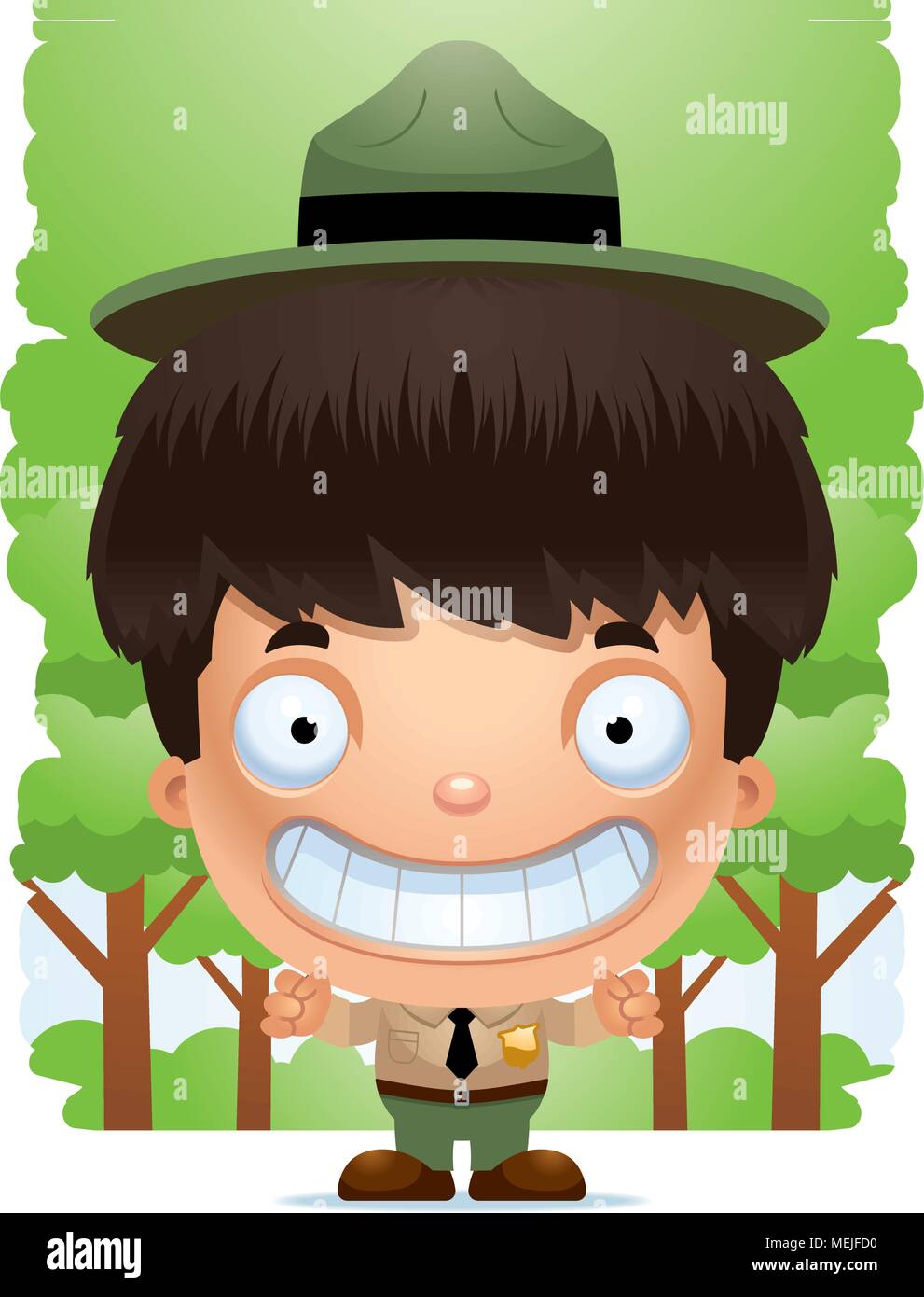 Boy in park ranger hi-res stock photography and images - Alamy