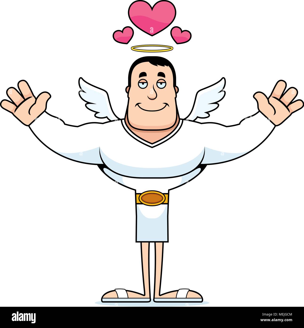 A cartoon angel ready to give a hug Stock Vector Image & Art - Alamy