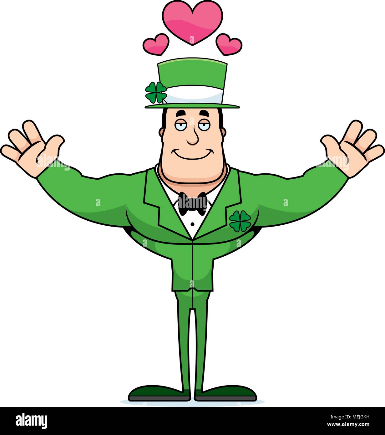 A cartoon Irish man ready to give a hug Stock Vector Image & Art - Alamy
