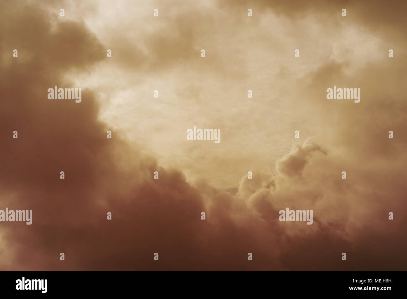 Sky covered with clouds in vintage style. Suitable for backgrounds ...
