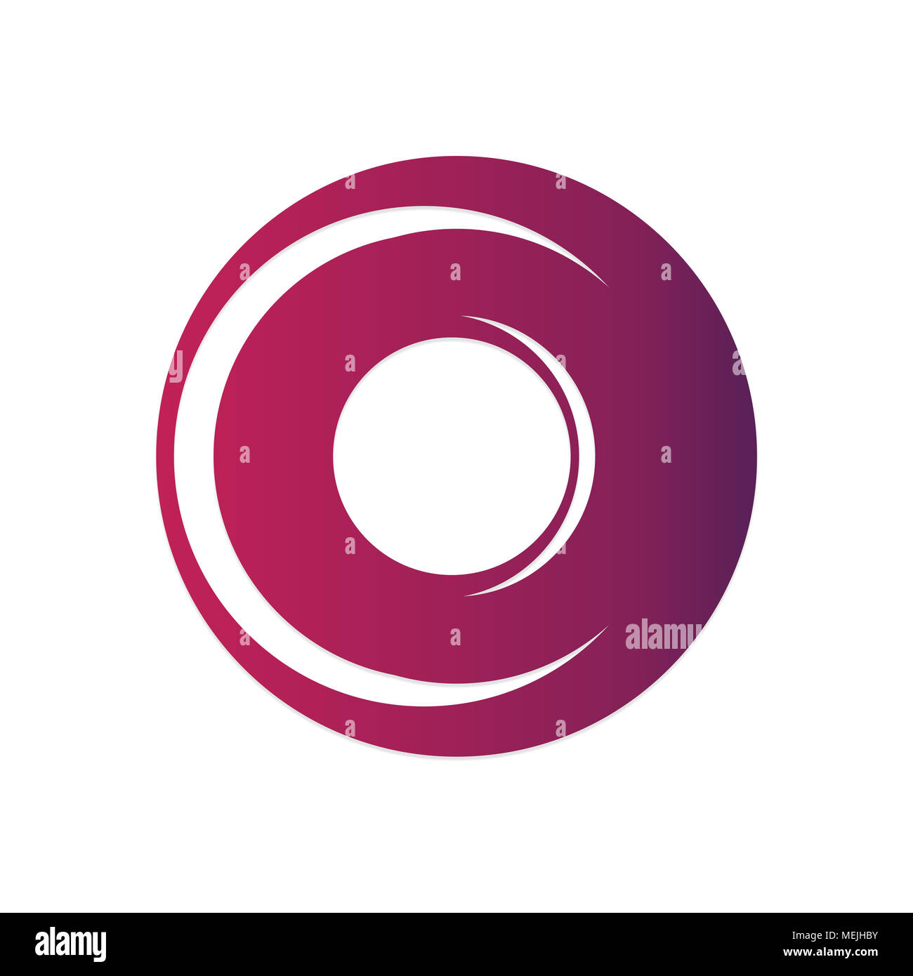 Abstract purple logo you can use as your company logo Stock Photo - Alamy