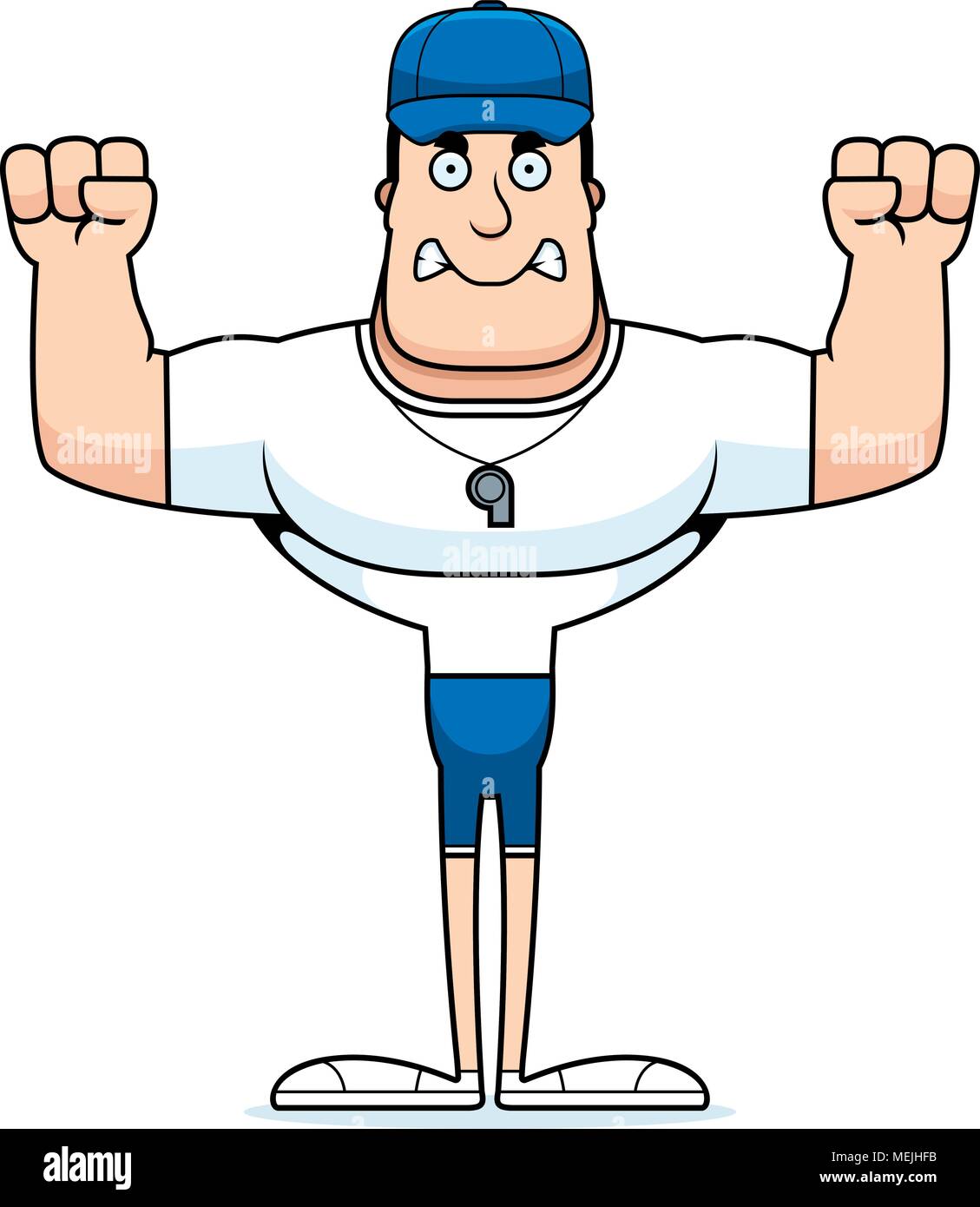 Angry Coach Clipart