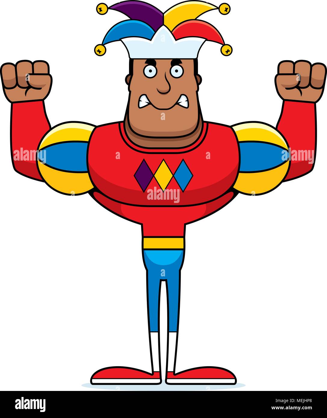 A cartoon jester looking angry Stock Vector Image & Art - Alamy