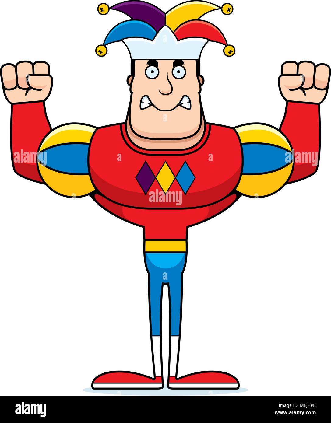 A cartoon jester looking angry Stock Vector Image & Art - Alamy