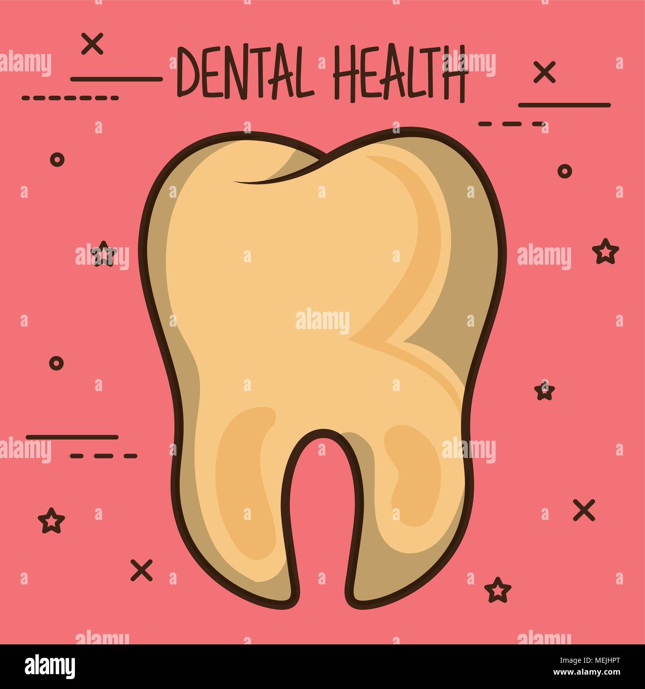 dirty tooth dental care icon Stock Vector Image & Art - Alamy