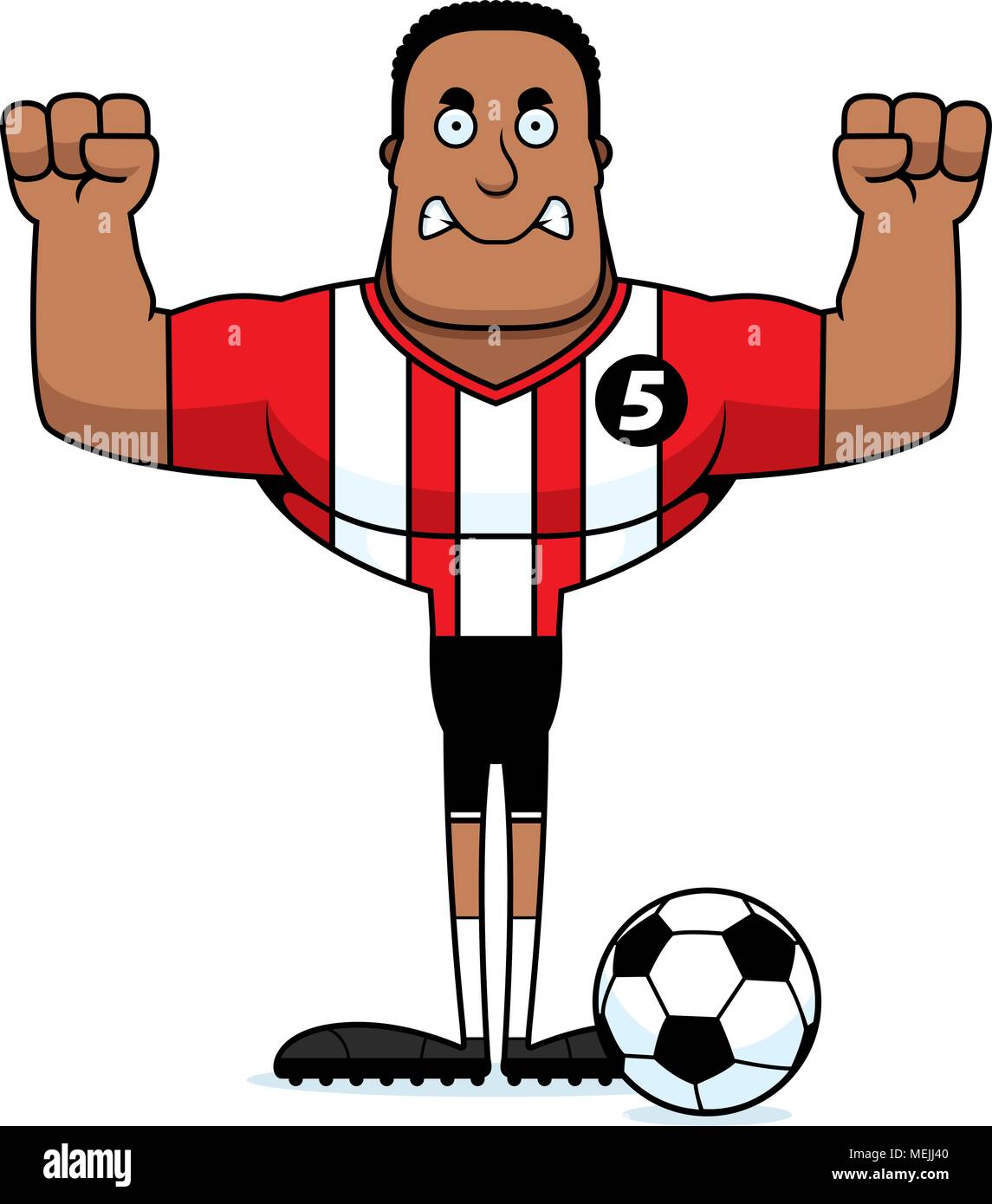 A cartoon soccer player looking angry Stock Vector Image & Art - Alamy