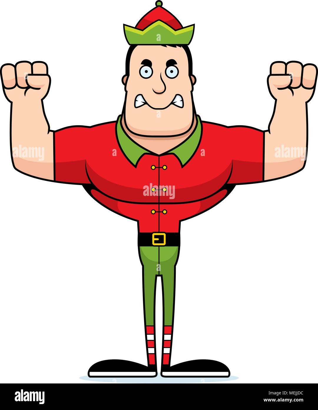 A cartoon Xmas elf looking angry Stock Vector Image & Art - Alamy